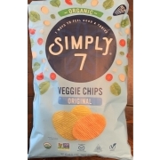 Simply 7 Veggie Chips, Original, Organic: Calories, Nutrition Analysis ...