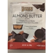 Bazzini Almond Butter Cups, Dark Chocolate: Calories, Nutrition ...