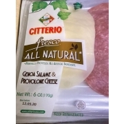 Citterio Genoa Salame & Provolone Cheese: Calories, Nutrition Analysis ...