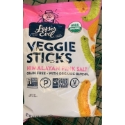 Lesser Evil Veggie Sticks, Himalayan Pink Salt: Calories, Nutrition ...