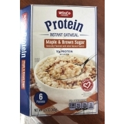 Winco Foods Instant Oatmeal, Maple & Brown Sugar: Calories, Nutrition ...