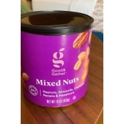 Good & Gather Mixed Nuts: Calories, Nutrition Analysis & More | Fooducate