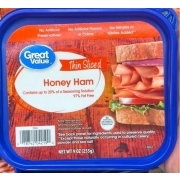 Great Value Ham, Deli Sliced: Calories, Nutrition Analysis & More ...
