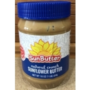 SunButter Sunflower Butter, Natural Crunch: Calories, Nutrition ...