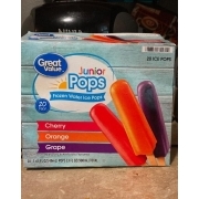 Great Value Pops, Frozen Water Iced Pops: Calories, Nutrition Analysis ...