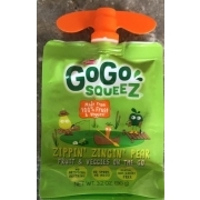 Materne GoGo Squeez Zippin' Zingin' Pear Fruit and Veggies on the Go ...