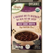 Simply Nature Beef Bone Broth, Caribbean Flavored Black Bean Soup ...