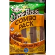 Frigo Cheese Heads Cheese and Turkey Sticks, Combo Pack: Calories ...