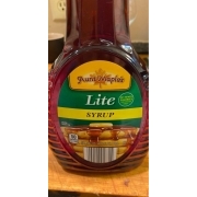 Aunt Maple's Lite Syrup: Calories, Nutrition Analysis & More | Fooducate