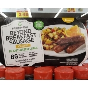 Beyond Meat Beyond Breakfast Sausage, Plant Based Links, Classic ...