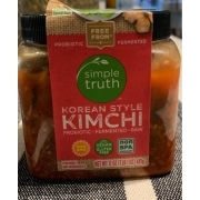 Simple Truth Korean Style Kimchi: Calories, Nutrition Analysis & More ...