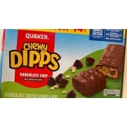 Quaker Chewy Dipps Granola Bars, Chocolate Chip: Calories, Nutrition ...