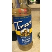 Torani French Vanilla Syrup: Calories, Nutrition Analysis & More ...