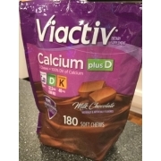 Viactiv Calcium Carbonate Soft Chews, Milk Chocolate, Dietary ...