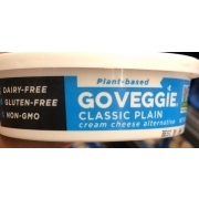 Go Veggie Cream Cheese Alternative, Classic Plain: Calories, Nutrition ...