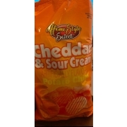 Home Style Select Potato Chips, Cheddar & Sour Cream: Calories ...