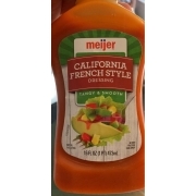 Meijer California French Style Dressing: Calories, Nutrition Analysis ...