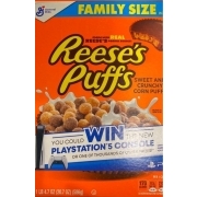 Reese's Puffs Cereal, Reese's Puffs: Calories, Nutrition Analysis ...