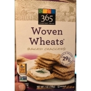365 Everyday Value Baked Crackers, Woven Wheats: Calories, Nutrition ...