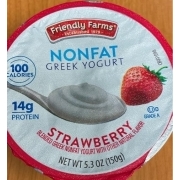 Friendly Farms Greek Yogurt, Nonfat, Strawberry: Calories, Nutrition ...