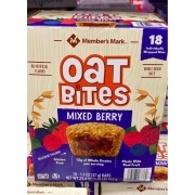 Member's Mark Oat Bites, Mixed Berry: Calories, Nutrition Analysis ...