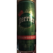 Perrier Flavored Carbonated Mineral Water, Strawberry: Calories ...