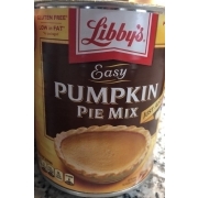 Libby's Pumpkin Pie Mix, Easy: Calories, Nutrition Analysis & More ...