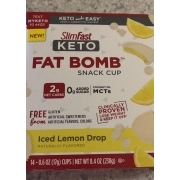 SlimFast Snack Cup, Iced Lemon Drop: Calories, Nutrition Analysis ...