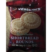 Walkers Shortbread Rounds, Pure Butter: Calories, Nutrition Analysis ...