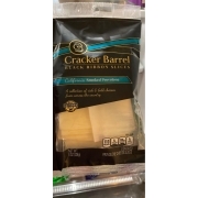 Cracker Barrel Cheese Slices, Smoked Provolone: Calories, Nutrition ...
