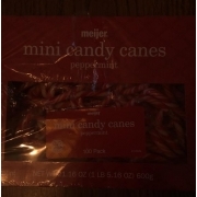 Meijer Candy Canes, Mini, Peppermint: Calories, Nutrition Analysis ...
