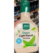 365 Whole Foods Market Dressing, Light Ranch, Organic: Calories ...