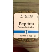 Walmart Pepitas, Roasted & Salted: Calories, Nutrition Analysis & More ...