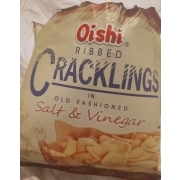 Oishi Ribbed Cracklings, Salt & Vinegar: Calories, Nutrition Analysis ...