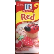 McCormick Food Color, Red: Calories, Nutrition Analysis & More | Fooducate