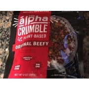 The Alpha Crumble, Plant-Based, Original Beefy: Calories, Nutrition ...