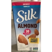 Silk Almond Milk, Unsweet, Vanilla: Calories, Nutrition Analysis & More ...