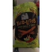 El Sabroso Taco Litos, Spicy Chile N' Lime Flavored: Calories ...