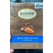Zander Milk Chocolates, Almonds: Calories, Nutrition Analysis & More ...