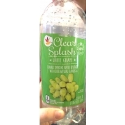 Clear Splash Sparkling Water Beverage, White Grape: Calories, Nutrition Analysis & More | Fooducate