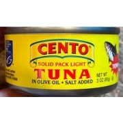 Cento Tuna, Solid Pack Light: Calories, Nutrition Analysis & More ...