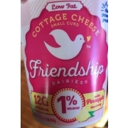 Friendship Dairies Cottage Cheese, Small Curd, Low Fat, with Pineapple ...