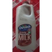 Devash Farms Chocolate Milk, 1% Lowfat: Calories, Nutrition Analysis ...