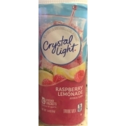 Crystal Light Drink Mix, Raspberry Lemonade: Calories, Nutrition ...