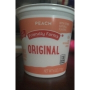 Friendly Farms Yogurt, Peach, Original: Calories, Nutrition Analysis ...