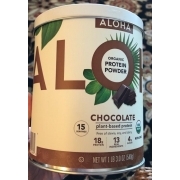 Aloha Protein Powder, Chocolate, Organic: Calories, Nutrition Analysis ...
