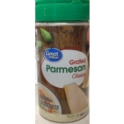 Great Value Parmesan Cheese, Grated: Calories, Nutrition Analysis ...