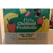 Chobani Kids' Yogurt Pouches, Little Chobani Probiotic, Strawberry ...
