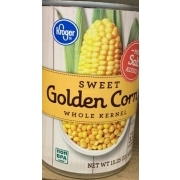 Kroger Sweet Golden Corn, Whole Kernel, No Salt Added: Calories ...