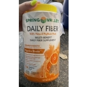 Spring Valley Daily Fiber, Dietary Supplements: Calories, Nutrition ...